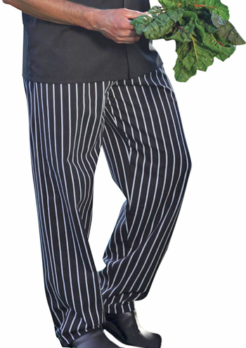 E77126 Uncommon Threads Traditional Stripe Chef Pant