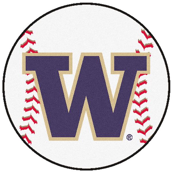 Fan Mats NCAA Univ. of Washington Baseball Mat - Fan Gear