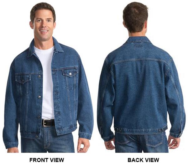 Port Authority Mens Authentic Denim Jacket - Cheerleading Equipment and ...