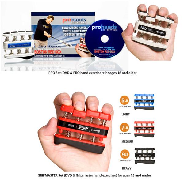 Prohands For Hitting/Pro & Gripmaster & DVD set - Baseball Equipment & Gear