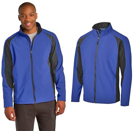 Sport-Tek Mens Colorblock Soft Shell Jacket - Cheerleading Equipment ...