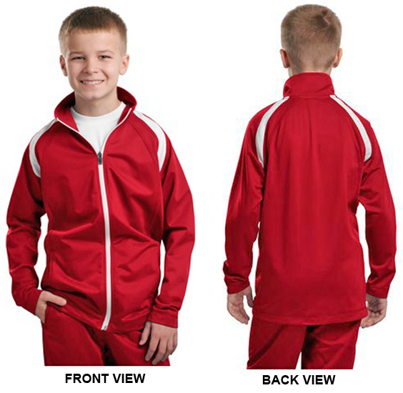 Sport-Tek Youth Tricot Track Jacket - Soccer Equipment and Gear