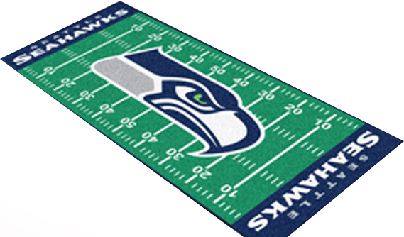 Fan Mats Seattle Seahawks Football Runner - Fan Gear