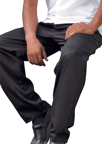 E78037 Uncommon Threads Traditional Black Chef Pant