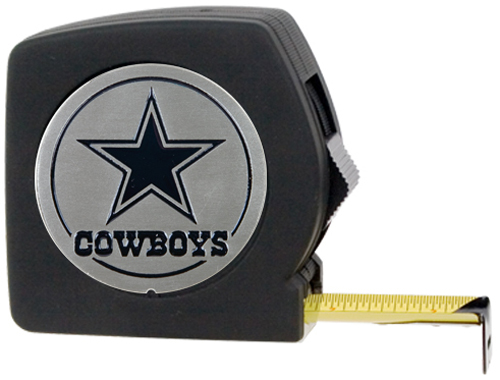 NFL Dallas Cowboys 25' Tape Measure-Metal Logo - Fan Gear