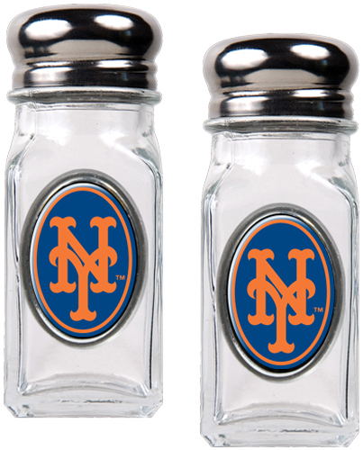 MLB New York Mets Salt & Pepper Shaker Set - Baseball Equipment & Gear