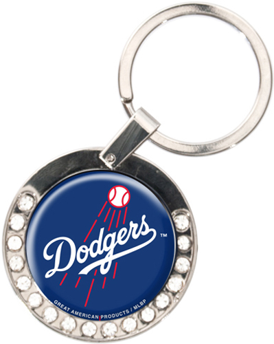 MLB Los Angeles Dodgers Rhinestone Key Chain - Fan Gear