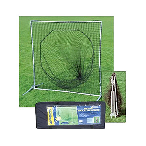 80"x80" Sock Style Fold Up Baseball Screens - Baseball Equipment & Gear