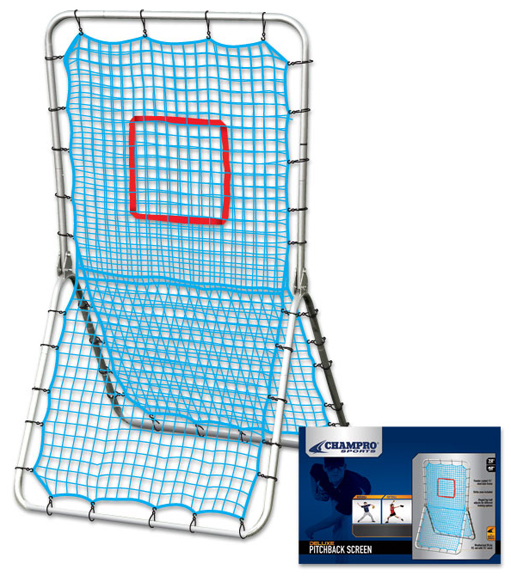 Adjustable Deluxe Pitchback Baseball Screens NB11 - Baseball Equipment ...