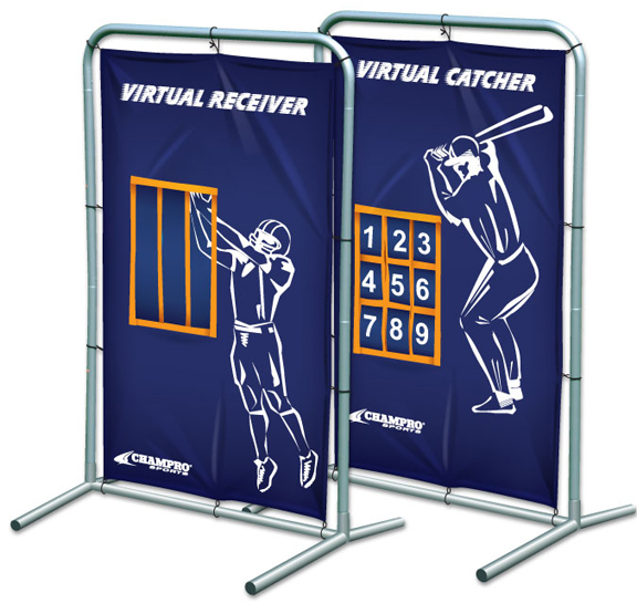 Heavy Duty Virtual Catcher/Receiver Screens NMVC - Baseball Equipment ...