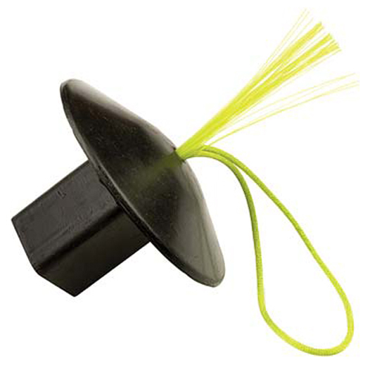 Molded Rubber Base Plug with Optic Yellow Stem - Baseball Equipment & Gear