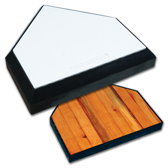 E8202 Professional Home Plate Solid Wood Const. B035R