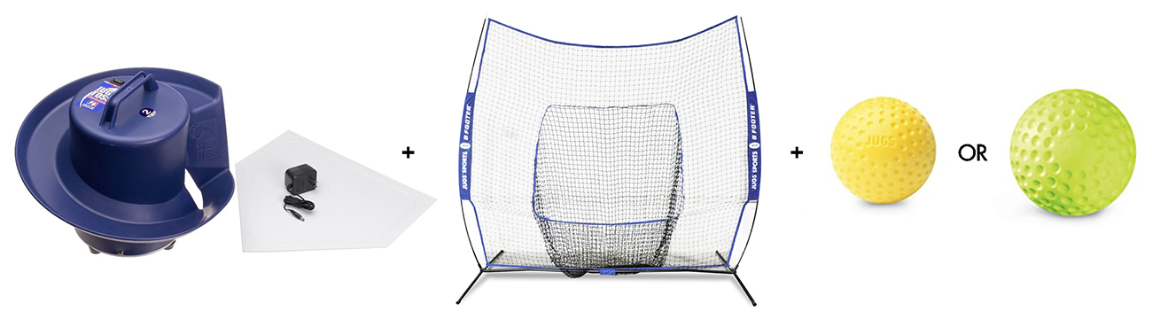 E82226 JUGS Baseball Softball Soft Toss Package