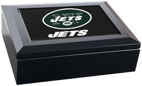 E82534 NFL New York Jets Gameball Keepsake Box