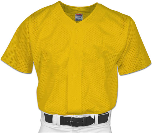 Adult Mesh Full Button Baseball Jersey - Closeout Sale - Baseball ...