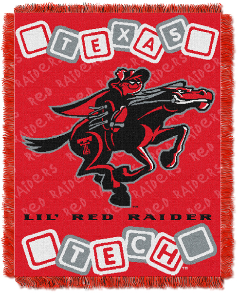 E82972 Northwest NCAA Texas Tech Baby Throws
