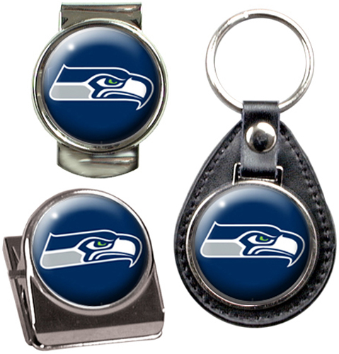 Seattle Seahawks Keychain/Money Clip/Magnet Clip - Fan Gear