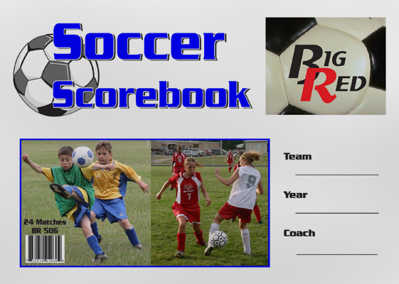 Blazer Athletic Soccer Scorebook - Soccer Equipment and Gear
