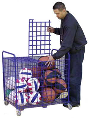 Sports Equipment Two Section Totemaster Cart - Soccer Equipment and Gear