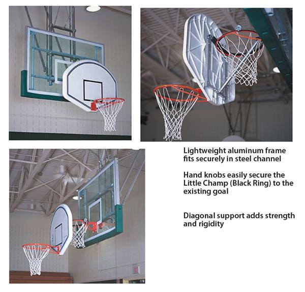 Little Champ Basketball Backboard Adapter - Basketball Equipment and Gear