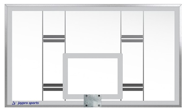 42" Rectangular Glass Conversion Backboard - Basketball Equipment and Gear