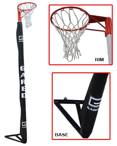 Gared Steel Portable Hoopla Netball System - Playground Equipment and Gear