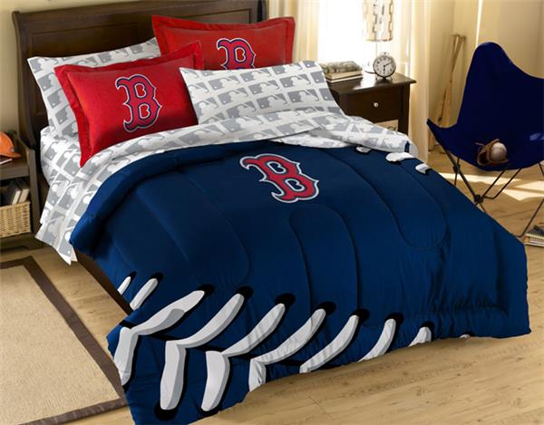 Northwest MLB Boston Red Sox Full Bed In Bag Sets - Fan Gear