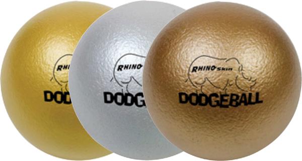 Champion Rhino Skin Metallic Dodgeball Set of 3 - Playground Equipment ...