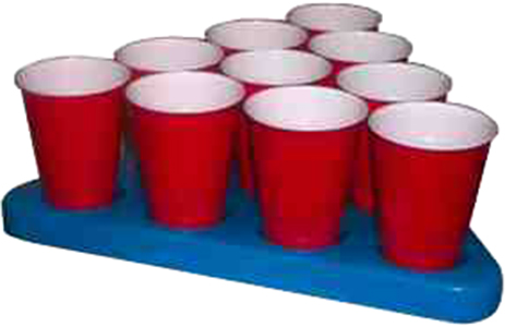 GoPong Freezable Beer Pong Rack Set NR-01-BLUE - Playground Equipment ...