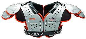 Schutt XV HD QB/WR Football Shoulder Pads - Football Equipment and Gear
