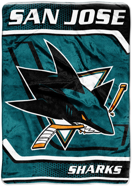 E90320 Northwest NHL San Jose Sharks Banner Throws