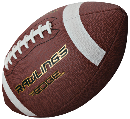 Rawlings EDGE Composite Leather Football NFHS/NCAA - Football Equipment ...