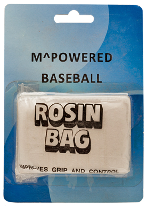 M Powered Baseball Rosin Bag - Baseball Equipment & Gear
