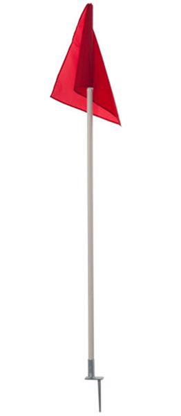 Porter Steel Peg 5' Corner Flags - Soccer Equipment and Gear