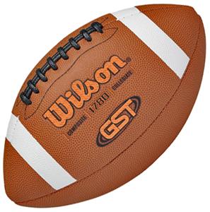 Wilson GST TDS Composite Leather Game Footballs - Football Equipment ...