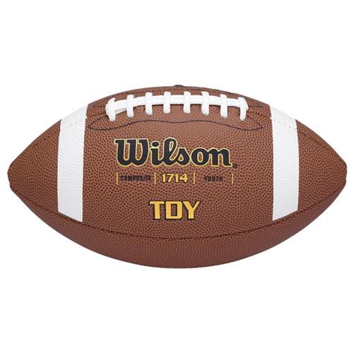 Wilson TDY Traditional Composite Game Footballs - Football Equipment ...