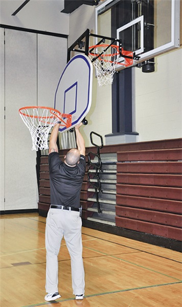 Jaypro Little Champ Easy Adjust Basketball Adapter - Basketball ...