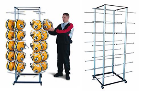 Helmet Stackmaster Football Helmet Holder - Football Equipment and Gear