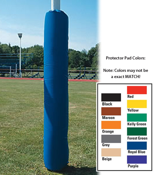 2" Thick Post Protector Pads Football Goals - Football Equipment and Gear