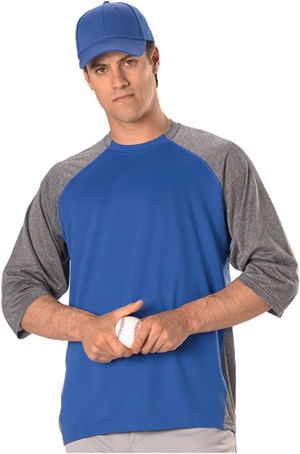 Adult (AS) & Youth (YL,YM,YS) Raglan 3/4 Sleeve Custom Baseball Jersey