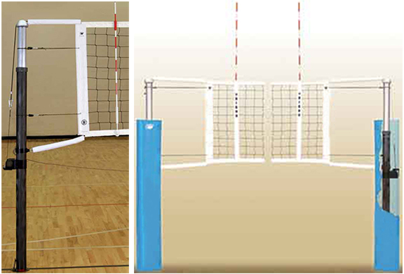 Bison Centerline Carbon Fiber Volleyball System NS - Volleyball ...