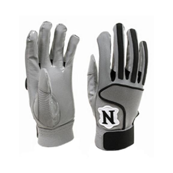 E9486 Adams Neumann "Gripper" Football Gloves-Youth