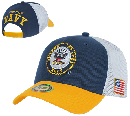 Rapid Dominance Deluxe Mesh Navy Military Cap - Fan Gear