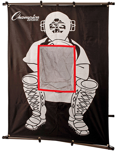 Champion Sports Deluxe Pitchers Target - Baseball Equipment & Gear