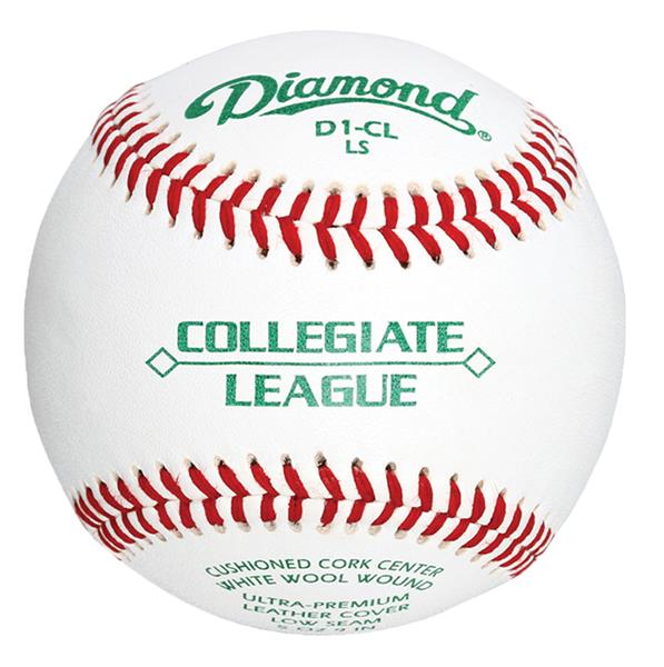 Diamond D1-CL LS Collegiate Baseballs (DZ) - Baseball Equipment & Gear