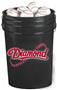 Diamond BKT B Black 6 Gallon Bucket w/Padded Lid - Baseball Equipment ...