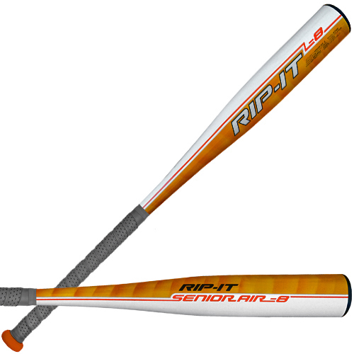 Rip-It Senior Air -8 1.15 BPF Baseball Bat - Baseball Equipment & Gear