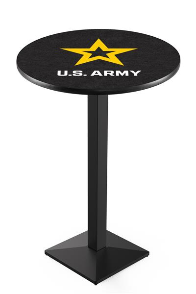 Holland United States Army Square Base Pub Table - Fan Gear