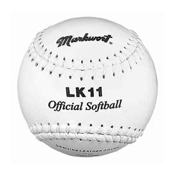 Markwort LK11 11" Full Grain Leather Softballs - Baseball Equipment & Gear