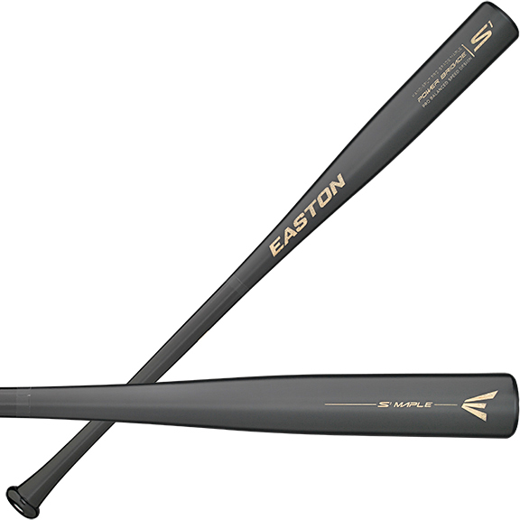 Easton -3 BBCOR Power Brigade S1 Maple Wood Bat - Baseball Equipment & Gear